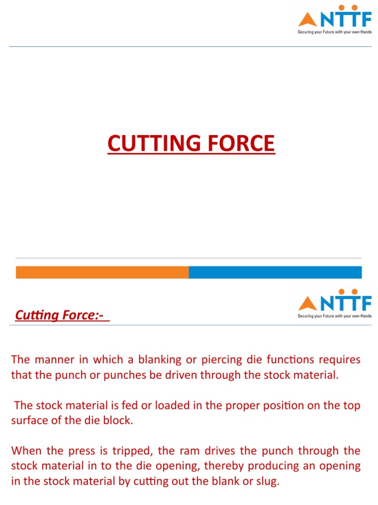 Cutting Force Calculation in Metalworking | PDF | Steel | Sheet Metal