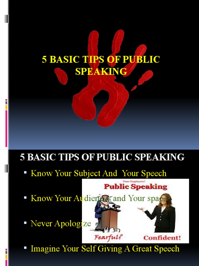 Essential Public Speaking Tips | PDF