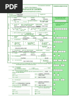 Certificate of Live Birth Form - Philippines | PDF | Birth Certificate ...