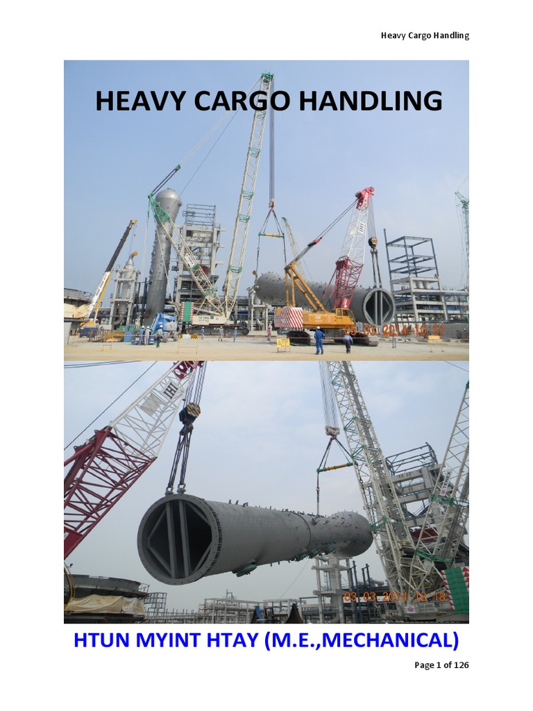 Heavy Cargo Handling | PDF | Crane (Machine) | Machines