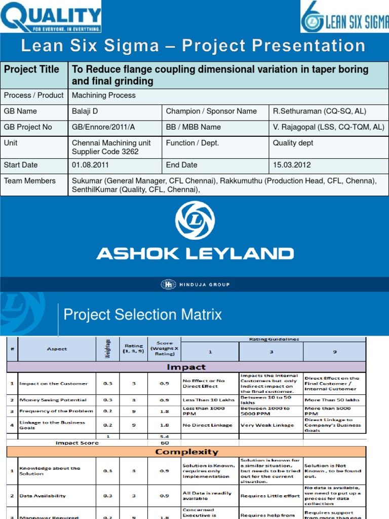Lss Project Pdf P Value Drilling