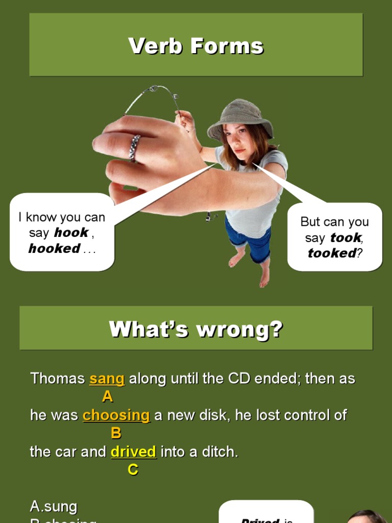 Mastering Verb Forms: A Guide to Regular and Irregular Verbs | PDF ...