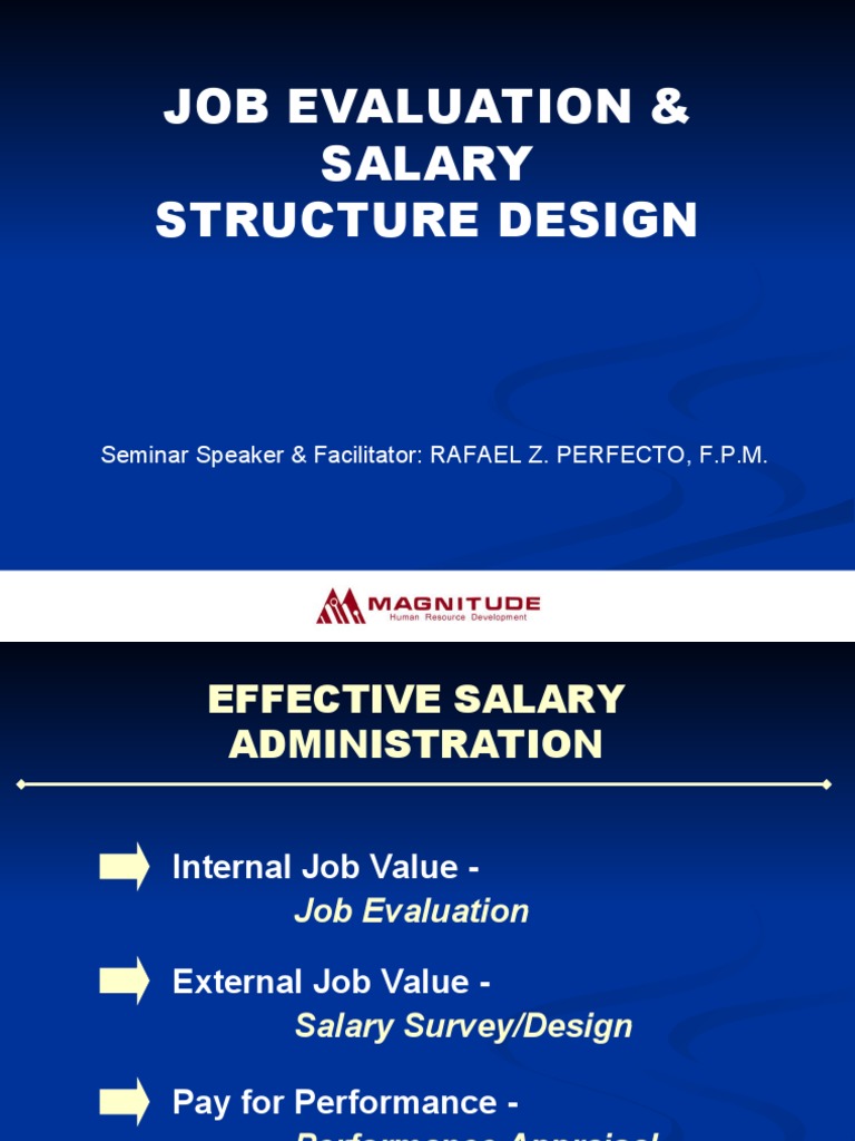 Vdocuments Mx Job Evaluation Salary Structure Design Download