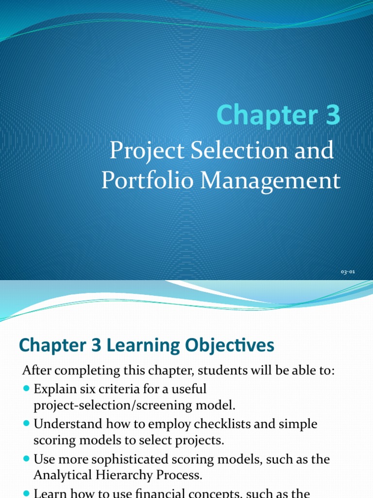 Pmcourse Fall2022-2023 Ch3 | Pdf | Net Present Value | Internal Rate Of 