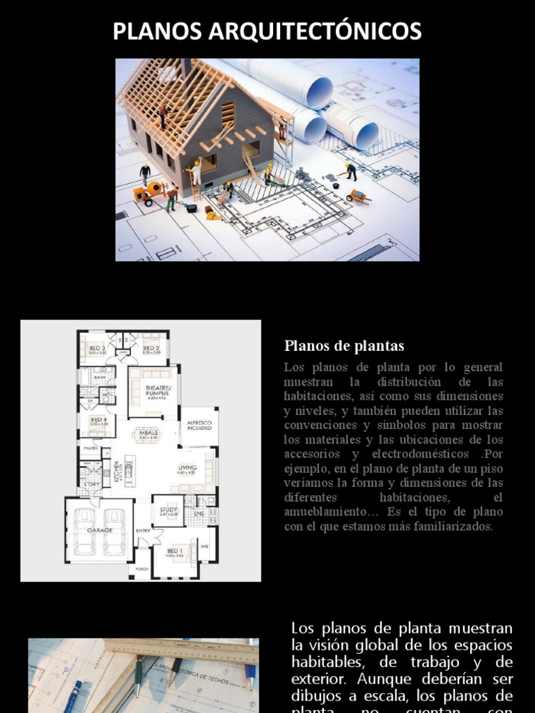 Tipos de Planos Arquitectónicos | PDF | Fundación (Ingeniería)