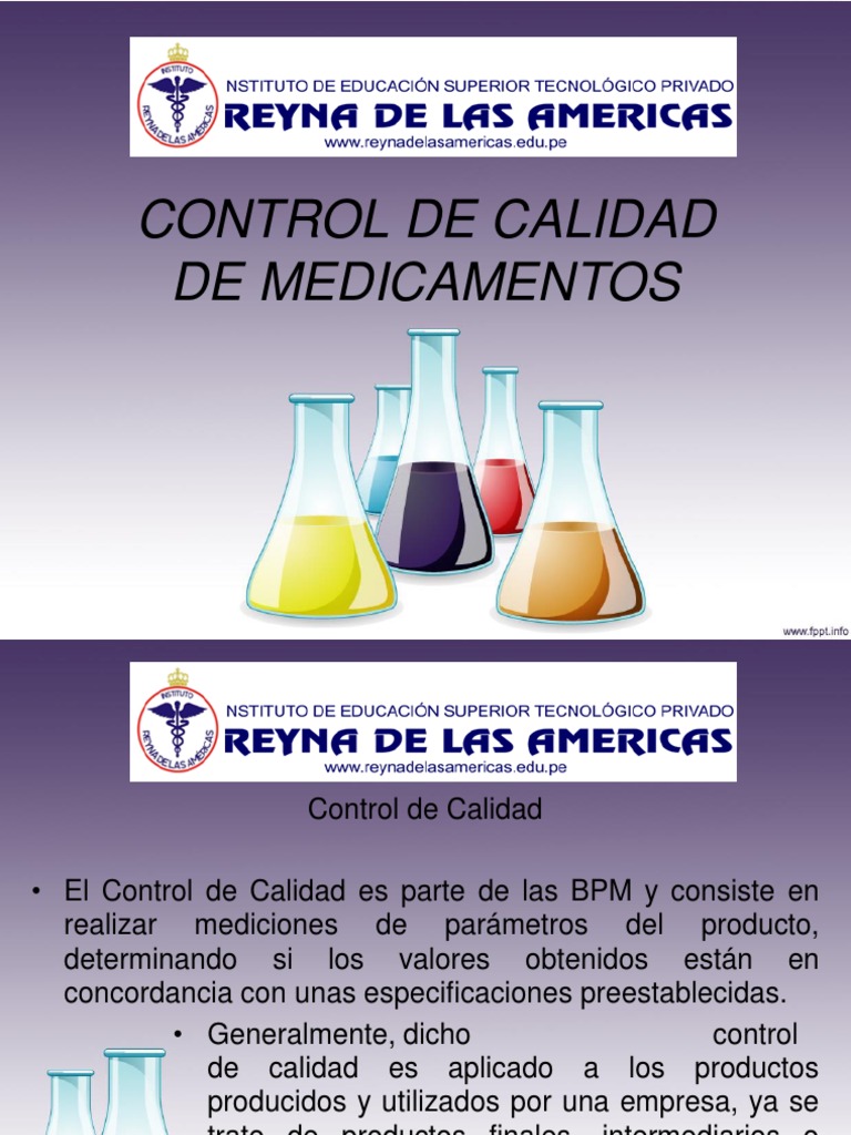 Control de Calidad en Medicamentos | PDF | Microorganismo ...