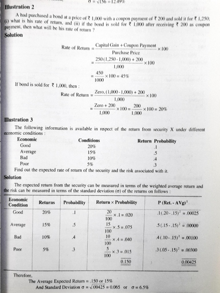 Risk & Return 2nd Part | PDF