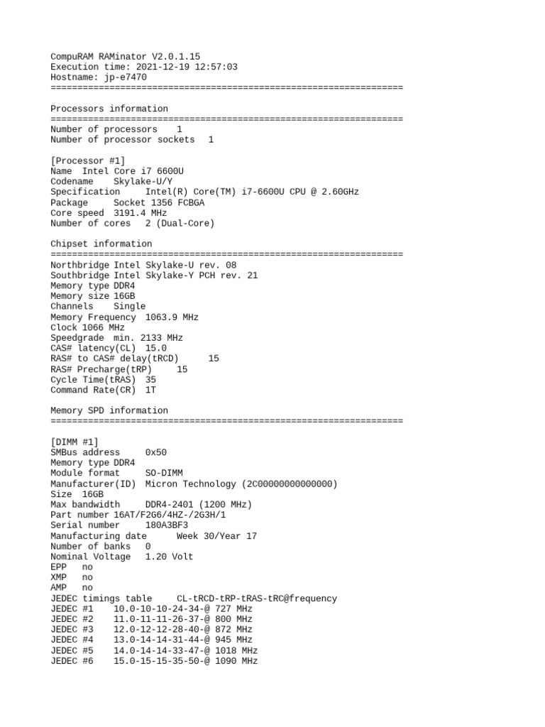 Dell E7470 PC Specs | PDF | Solid State Drive | Computer Hardware