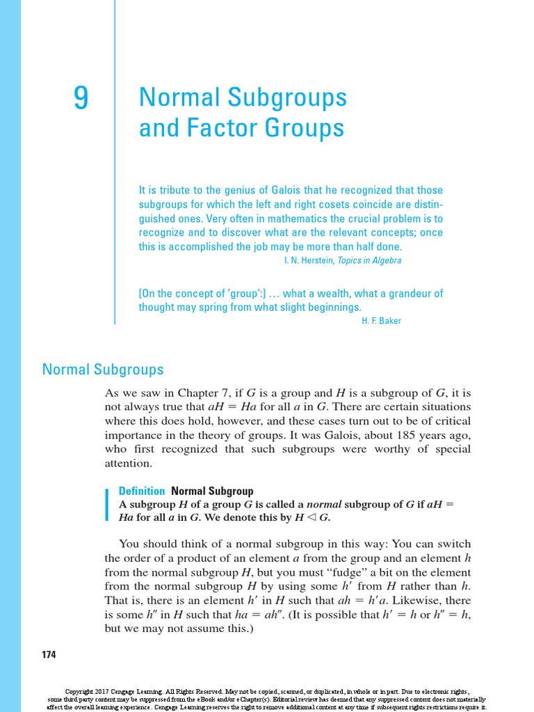 BAB 2 - Contemporary Abstract Algebra by Joseph Gallian-146-165 | PDF ...