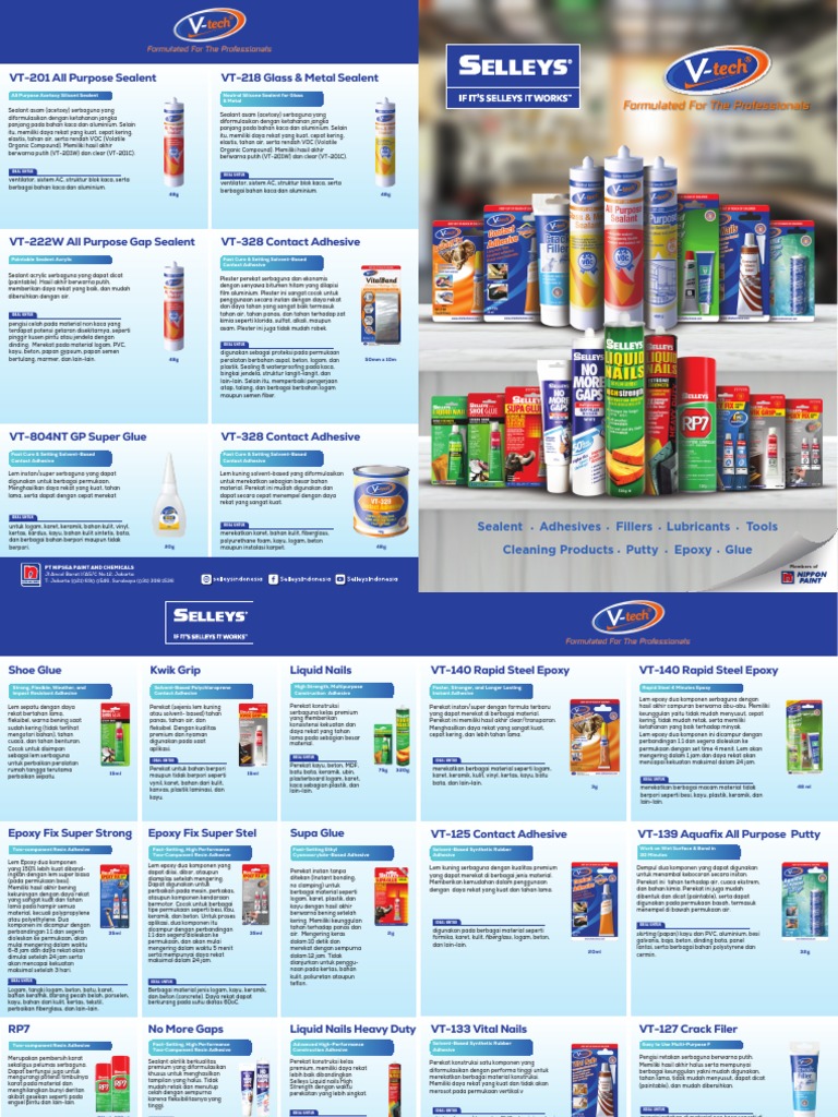Sealant Serbaguna VT-201 dan Aplikasinya | PDF