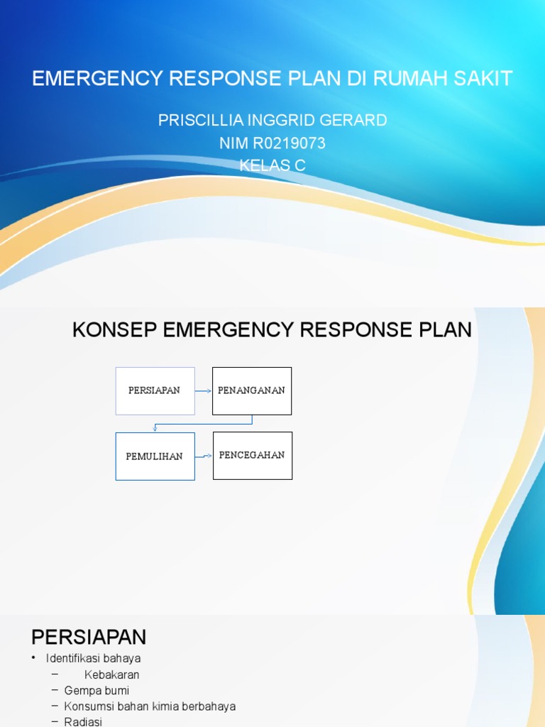 Emergency Response Plan Di Perkantoran | PDF