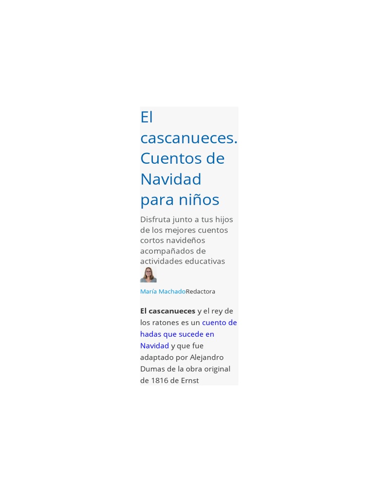 El Cascanueces | PDF | El cascanueces