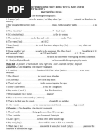 Present Perfect Rephrasing Exercises | PDF | Linguistics | Language Mechanics