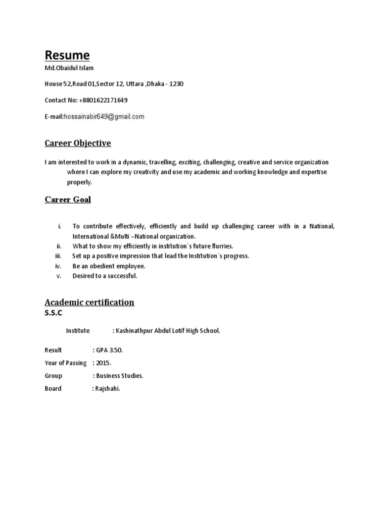 Abir CV | PDF