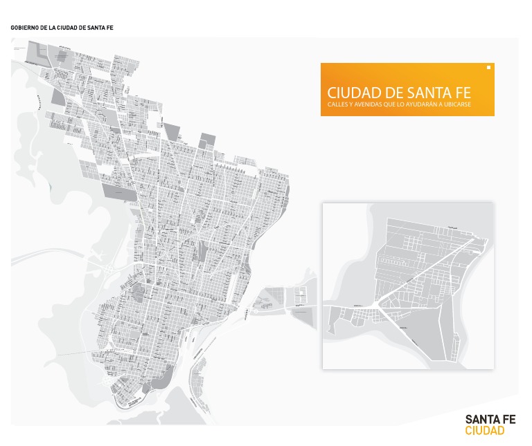 Mapa de Calles y Avenidas de Santa Fe | PDF