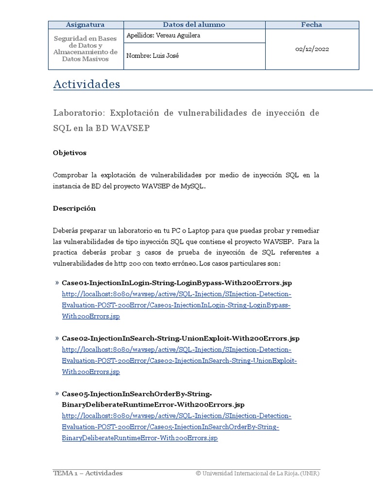 Laboratorio 01 | PDF | Mi sql | Java (lenguaje de programación)
