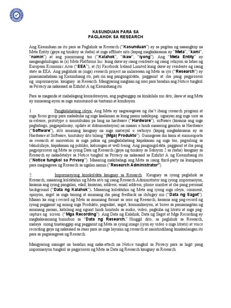 Meta Universal RPA - Filipino - Paid (V 11.2.21) | PDF