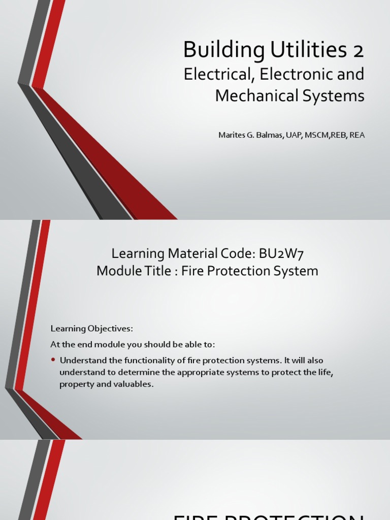 Fire Protection Systems | PDF | Fire Sprinkler System | Firefighting