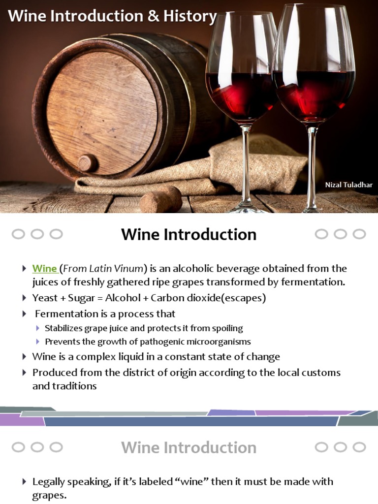 Wine: Introduction and Historical Overview | PDF | Wine | Vitis