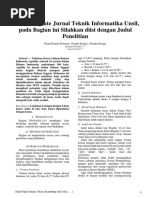 Format Laporan Pomits | PDF