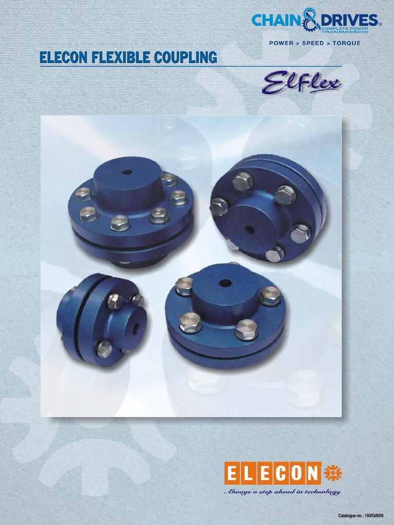 Elecon Flexible Couplings Catalogue | PDF | Equipment | Applied And ...