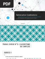 La Programmation Linéaire EXERCICES CORRIGES | PDF | Optimisation linéaire