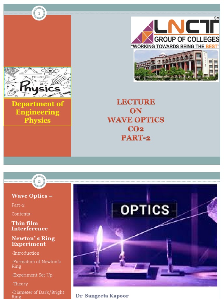 Wave Optics Part-2 | PDF | Optics | Waves