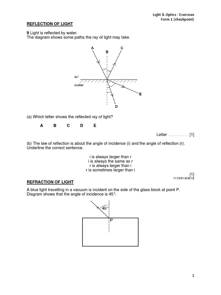 Light & Optics CP | PDF | Optical Filter | Color