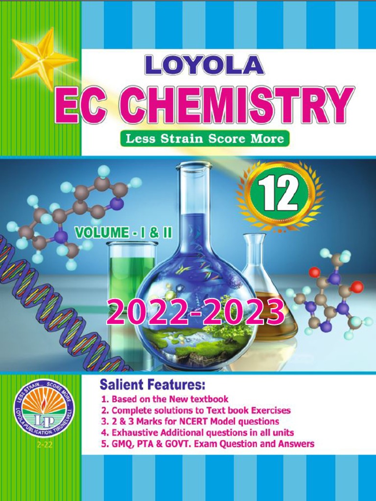 12th Chemistry Loyola Guide New Edition 2022-2023 English Medium Download PDF | Download Free ...