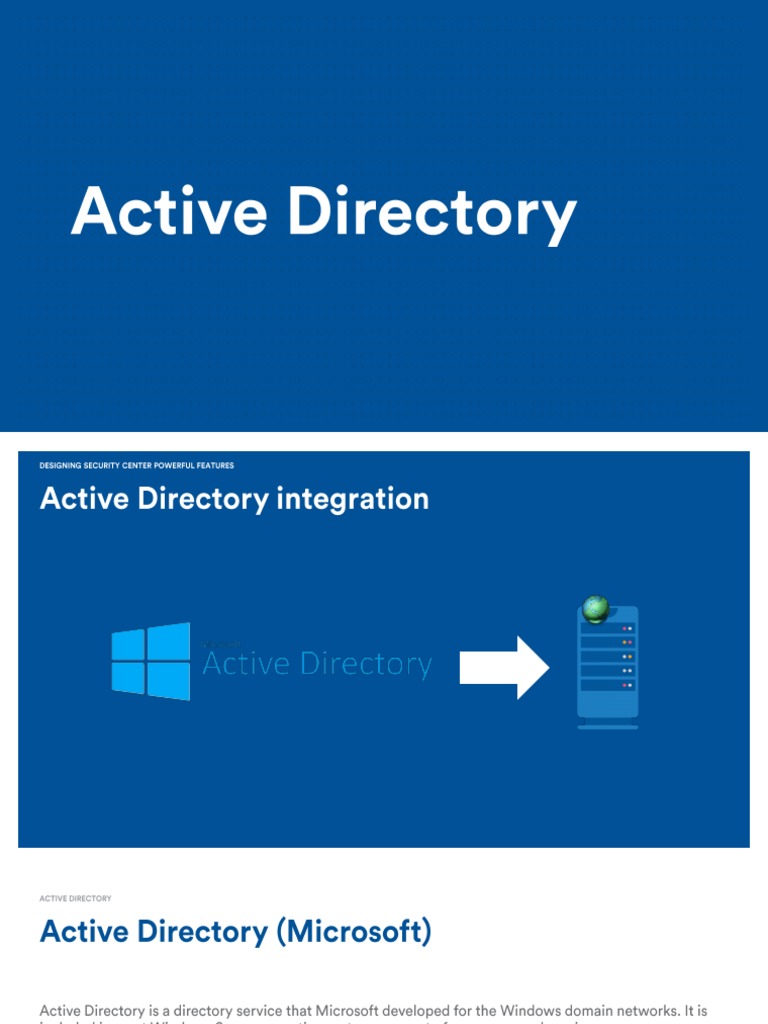 SC-ETC-001 5.11 - Module 2 - Active Directory (Optional) | PDF