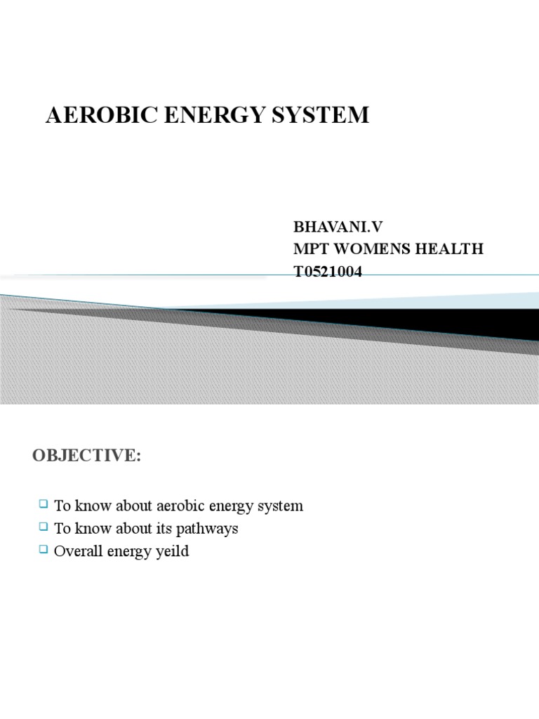 Aerobic Energy System | PDF | Adenosine Triphosphate | Metabolism