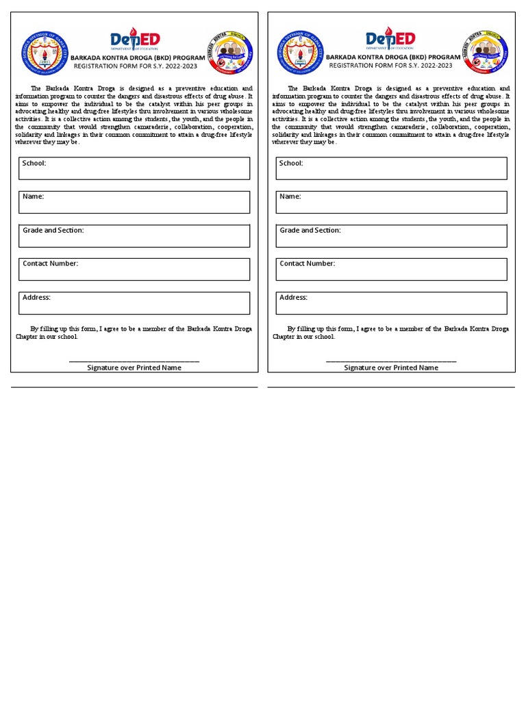 BKD Registration Form | PDF