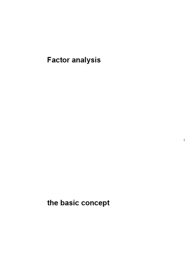 2022 Bm Mrs Factor Analysis Pdf Factor Analysis Variance