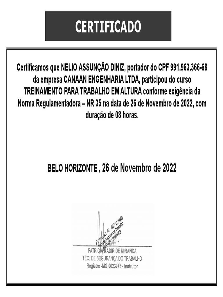 NR 35 | PDF NR 35 | PDF