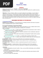 RESEARCH CHEAT SHEET Complete | PDF | Validity (Statistics) | Experiment