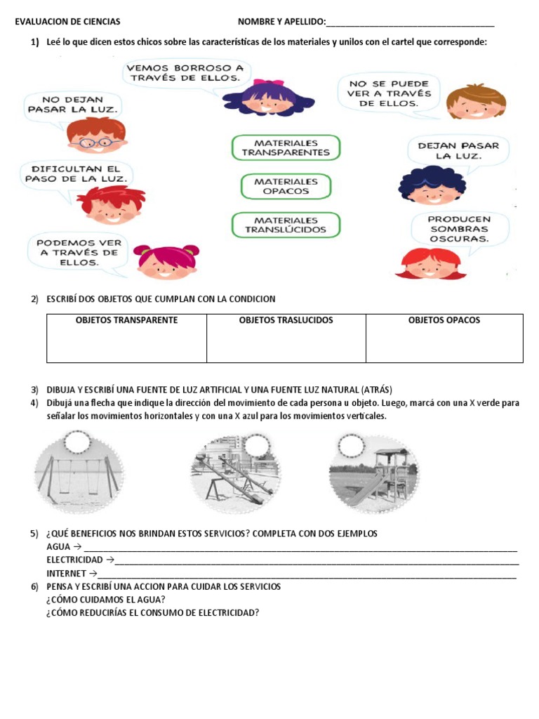 Evaluacion Ciencias | PDF