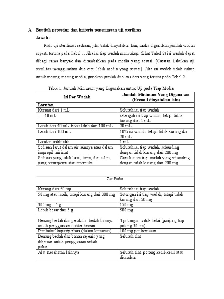 Steril Dimas Bagian E | PDF