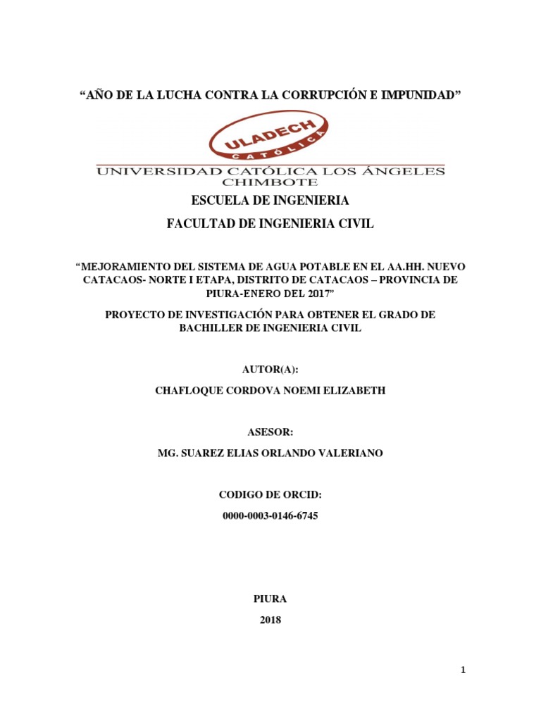 Pryecto Final Revisado Final | PDF | Agua | Sistema de información geográfica