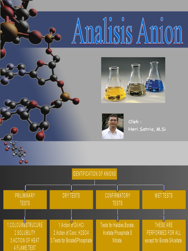 Analisis Anion | PDF