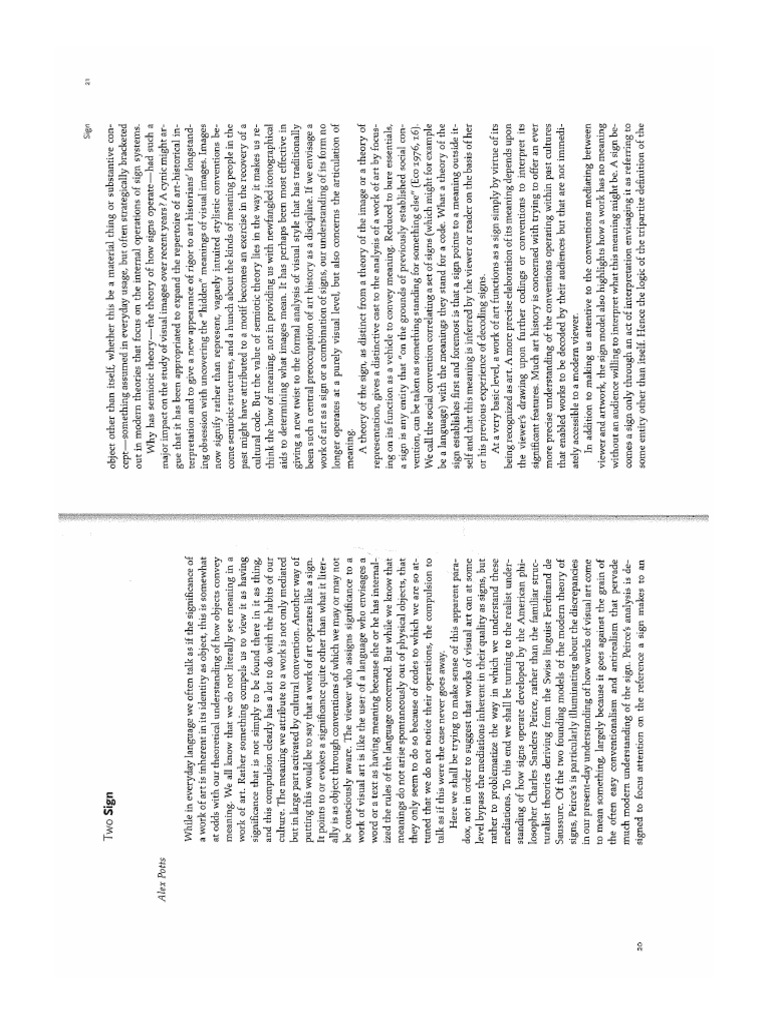 Potts, Alex. Two Signs. Robert-S-Nelson-Richard-Shiff-Critical-Terms ...