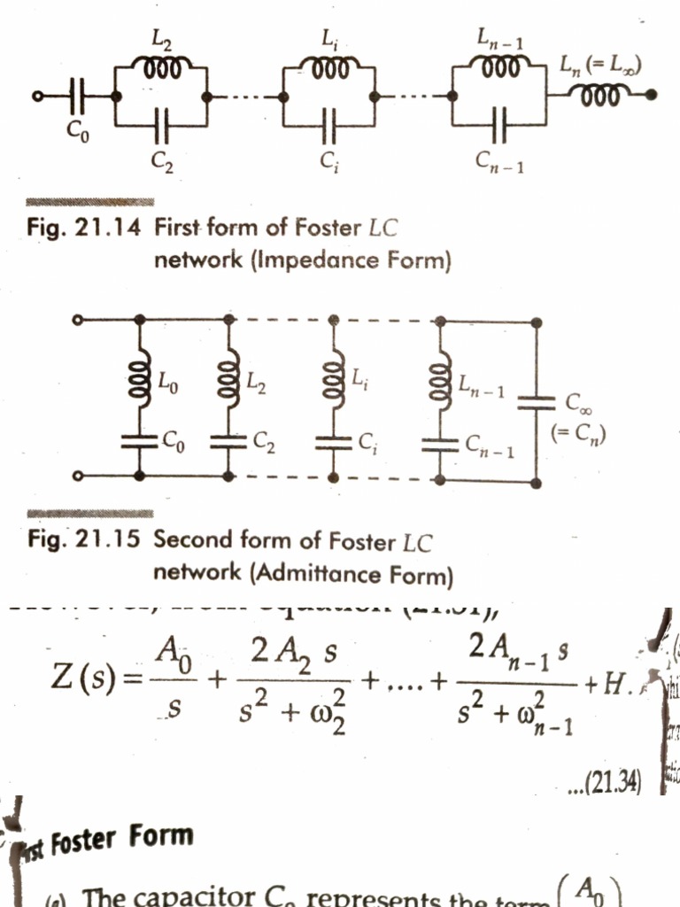 Ques 4 Foster Cauer | PDF | Electrical Engineering | Electricity