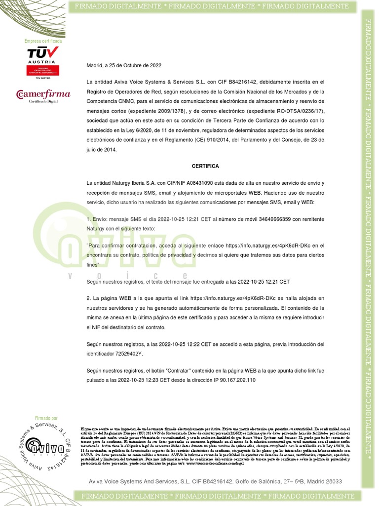 Empresa Certificada: Certifica | Descargar gratis PDF | Privacidad de ...