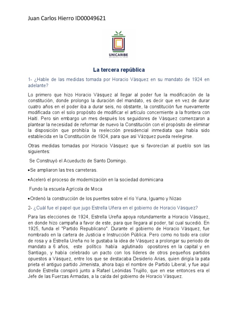 La Tercera República | PDF | Gobierno