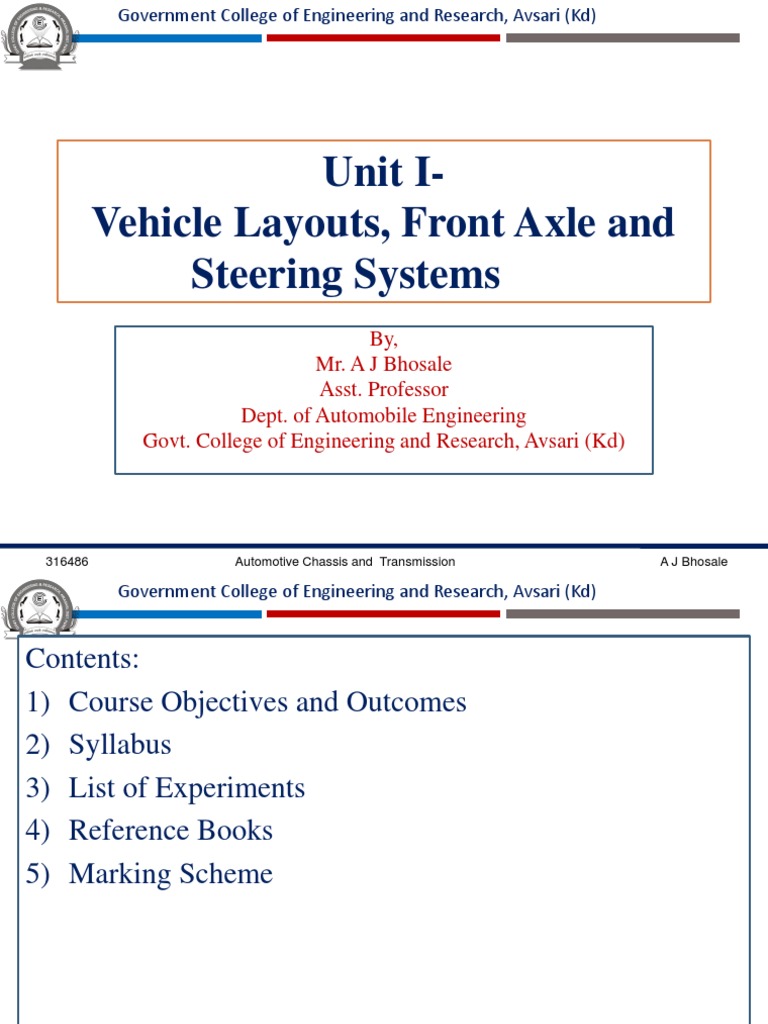 ACS Unit 1 2 | PDF | Axle | Automatic Transmission