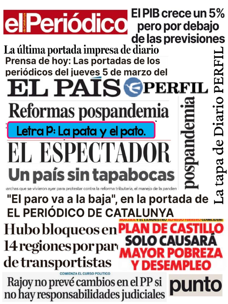 Recortes Letra P | PDF