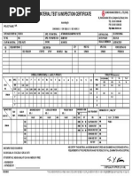 Wire Rope Test Certificate | PDF | Rope | Wire