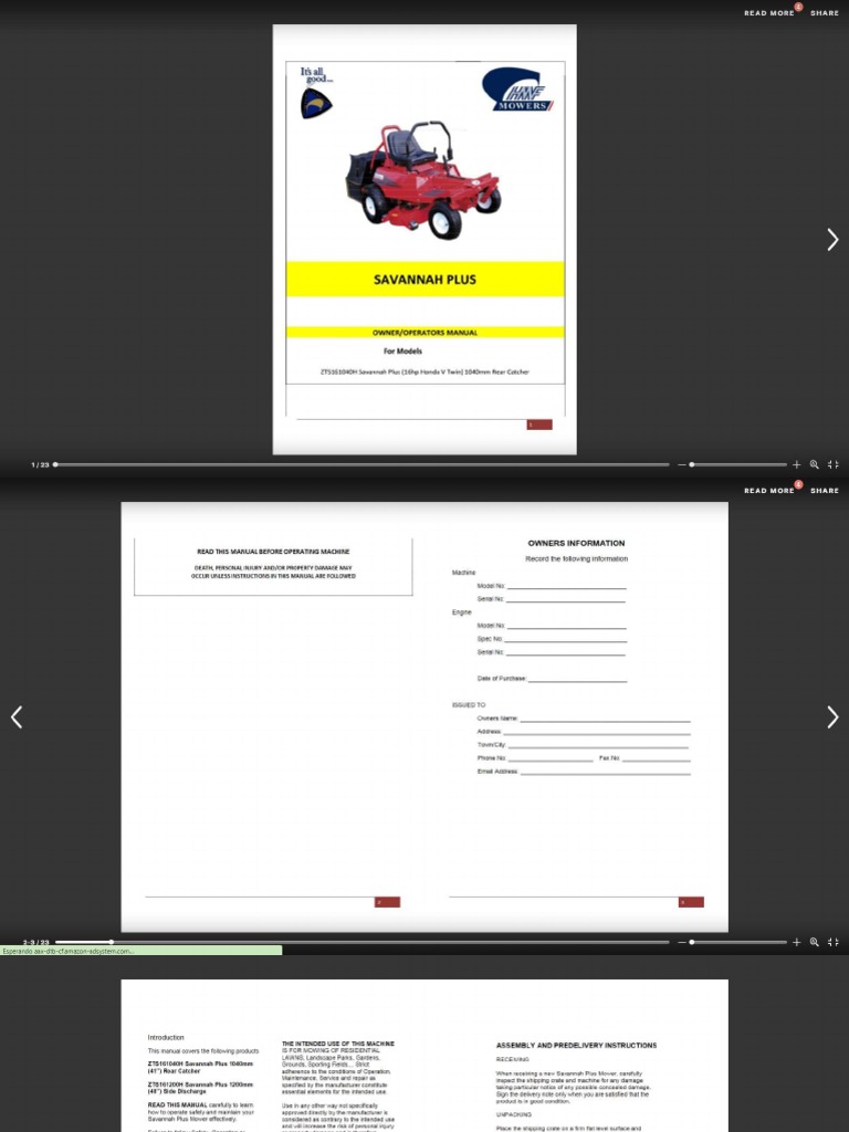 Wildcat Savannah Plus OpMan (EN) | PDF