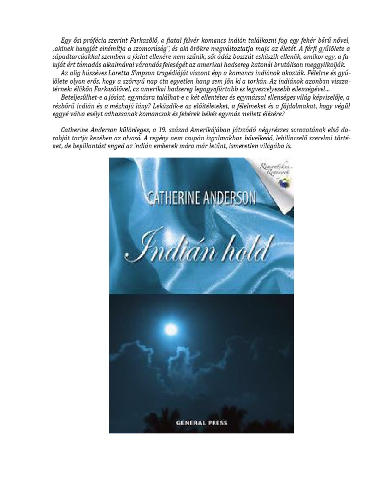 Catherine Anderson - Indián Hold-1 | PDF