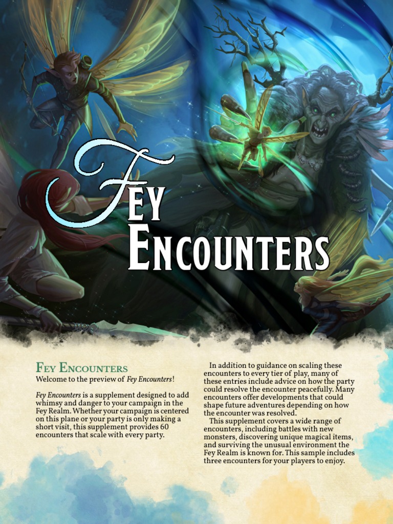 Fey Encounters Sampler | PDF | License | Copyright