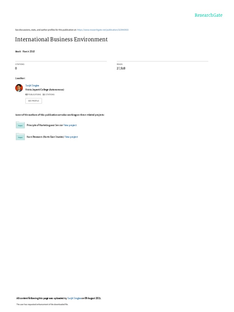 International Business Management | PDF | International Business ...